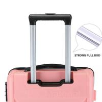 China Polyester Lining Hard Shell Luggage Set 24''  Trolley Suitcase Tsa Luggage Lock 3 Pcs Pp Carry On for sale