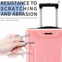 China Polyester Lining Hard Shell Luggage Set 24''  Trolley Suitcase Tsa Luggage Lock 3 Pcs Pp Carry On for sale