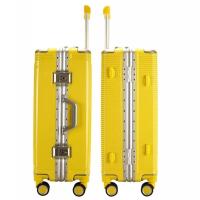 China 20 Inch PC Hard Shell Travel Suitcase with Weight Scale Custom Handle Trolley Luggage for sale