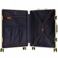 China 20 Inch PC Hard Shell Travel Suitcase with Weight Scale Custom Handle Trolley Luggage for sale