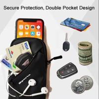 China Waterproof PU Small Crossbody Cell Phone Purse Lightweight Shoulder Bag Wallet 7.1x3.7 Inches for sale