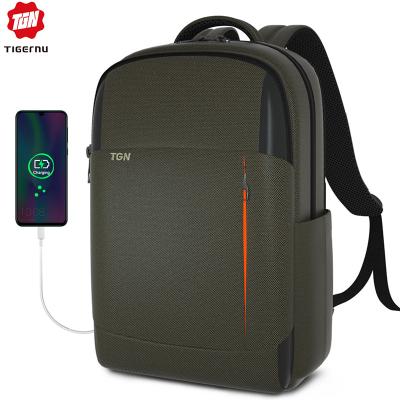 China T-B3906 RFID Black Softback Waterproof Laptop Travel Backpack for sale