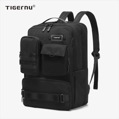China TIGERNU Waterproof Laptop Backpack 17.3 Inch Anti Theft Travel Oxford Fabric 32x20x47cm for sale