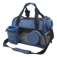 China 3 in 1 Pet Carrier Bag for Small Cats and Dogs Canvas PU Travel Carrier 40x30x30 cm for sale