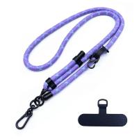 China Nylon Fabric Crossbody Phone Strap Lanyard for iPhone 14 Pro Max Smartphone Hiking for sale