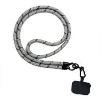 China ODM Universal Phone Lanyard Adjustable Nylon Neck Phone Strap With Patch Metal for sale