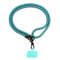 China ODM Universal Phone Lanyard Adjustable Nylon Neck Phone Strap With Patch Metal for sale