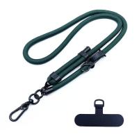 China Adjustable Nylon Phone Lanyard Strap Universal Neck Phone Strap 50cm for Sport Outdoor for sale