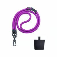 China Adjustable Nylon Phone Lanyard Strap Universal Neck Phone Strap 50cm for Sport Outdoor for sale