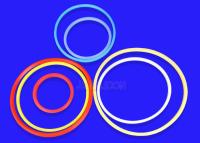 China Smooth Surface Molded Silicone Parts , Durable Soft Rubber O Rings Mothproof for sale