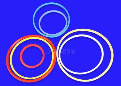 China Smooth Surface Molded Silicone Parts , Durable Soft Rubber O Rings Mothproof for sale