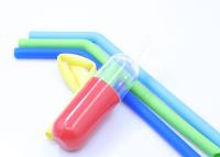 China Hot Drink Reusable Long Slender Food Grade Silicone Straws With Cleaning Brushes for sale