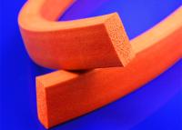 China Insulation Silicone Sponge Rubber Strips Atmospheric Oxidation Resistance for sale