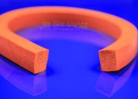 China Insulation Silicone Sponge Rubber Strips Atmospheric Oxidation Resistance for sale