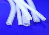 China FDA Certificated Silicone Medical Products , Rubber Corrugated Ventilator Tubing for sale