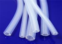 China Kink Resistance Silicone Medical Products , Transparent Corrugated Breathing Tube for sale