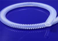 China Kink Resistance Silicone Medical Products , Transparent Corrugated Breathing Tube for sale