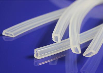 China LED Strip Light Transparent Rubber Tube High Flexibility Non Cracking for sale