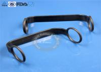 China Black Molding Silicone Rubber Parts EPDM Rubber Handle Necklace Grommet Type for sale