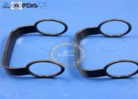 China Black Molding Silicone Rubber Parts EPDM Rubber Handle Necklace Grommet Type for sale