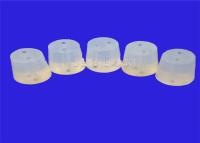China No Odor Moulded Rubber Parts Colorfast , Transparent Silicone Rubber Plugs for sale