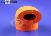 China Red OEM Molded Silicone Parts New Design Open Cell Foam Tube Type for sale