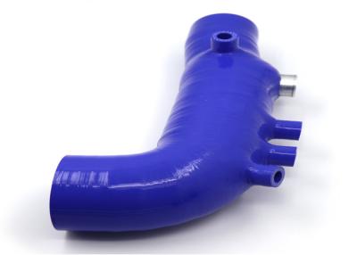 China Blue Elbow Automotive Silicone Hoses Solvents Resistance Water Repellent for sale