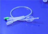 China Integrated Bend Tip Indwelling Bladder Catheter , Silastic Foley Catheter for sale