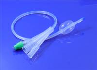 China Integrated Bend Tip Indwelling Bladder Catheter , Silastic Foley Catheter for sale