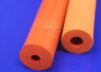 China Thermal Insulation Silicone Foam Tube Buffed Surface 4-80mm Wall Thickness for sale