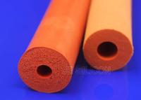 China Thermal Insulation Silicone Foam Tube Buffed Surface 4-80mm Wall Thickness for sale