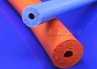 China Thermal Insulation Silicone Foam Tube Buffed Surface 4-80mm Wall Thickness for sale