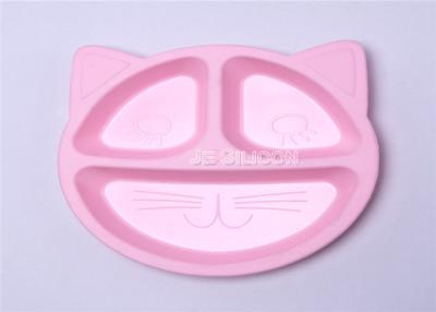 China Soft Silicone Baby Products , Food Grade Silicone Feeding Plate Odorless for sale