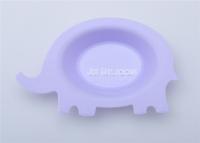 China Elephant Shape Silicone Baby Products ,  FDA Approved Silicone Toddler Plates for sale