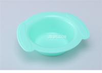 China Light Green Silicone Baby Feeding Bowls ,  Soft Silicone Baby Plate Easy Wash for sale