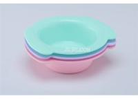 China Light Green Silicone Baby Feeding Bowls ,  Soft Silicone Baby Plate Easy Wash for sale