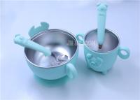 China Ecofriendly Silicone Baby Products , Silicone Baby Bowl With Spoon Fork for sale