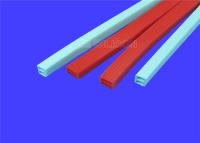 China White Silicone Rubber Edge Trim , High Temperature Rubber Strips Press Resistant for sale