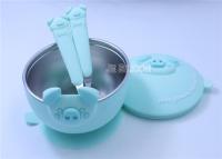 China Non Stick Silicone Suction Bowl Dishwasher Microwave Safe Easy Cleaning for sale