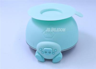 China Non Stick Silicone Suction Bowl Dishwasher Microwave Safe Easy Cleaning for sale