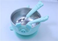 China Non Stick Silicone Suction Bowl Dishwasher Microwave Safe Easy Cleaning for sale
