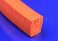 China Electrical Appliance Silicone Foam Rubber Strips Anti Aging Square Elastic for sale