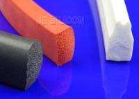 China Multi Functional Silicone Sponge Rubber Strips Thermotolerant Fuel Resistant for sale