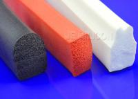 China Food Grade Silica Gel Thin Foam Strips , Tasteless Foam Air Insulation Strips for sale
