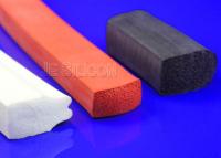 China Food Grade Silica Gel Thin Foam Strips , Tasteless Foam Air Insulation Strips for sale