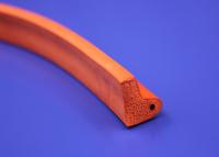 China Jointless Surface Compressible Foam Strip , 100% Silicone Closed Cell Foam Strip for sale
