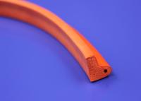 China Jointless Surface Compressible Foam Strip , 100% Silicone Closed Cell Foam Strip for sale