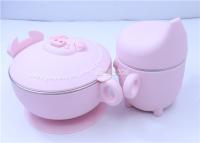 China Reuseable Food Grade Silicone Rubber Bowl Oil Friendly Turning Over Prevention for sale