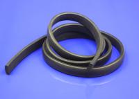 China Square Silicone Door Foam Seal Strips , Shear Bonding Extruded Rubber Strips for sale