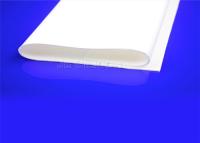 China Durable Molded Silicone Parts , White Silicone Rubber Sheet High Tear Resistant for sale